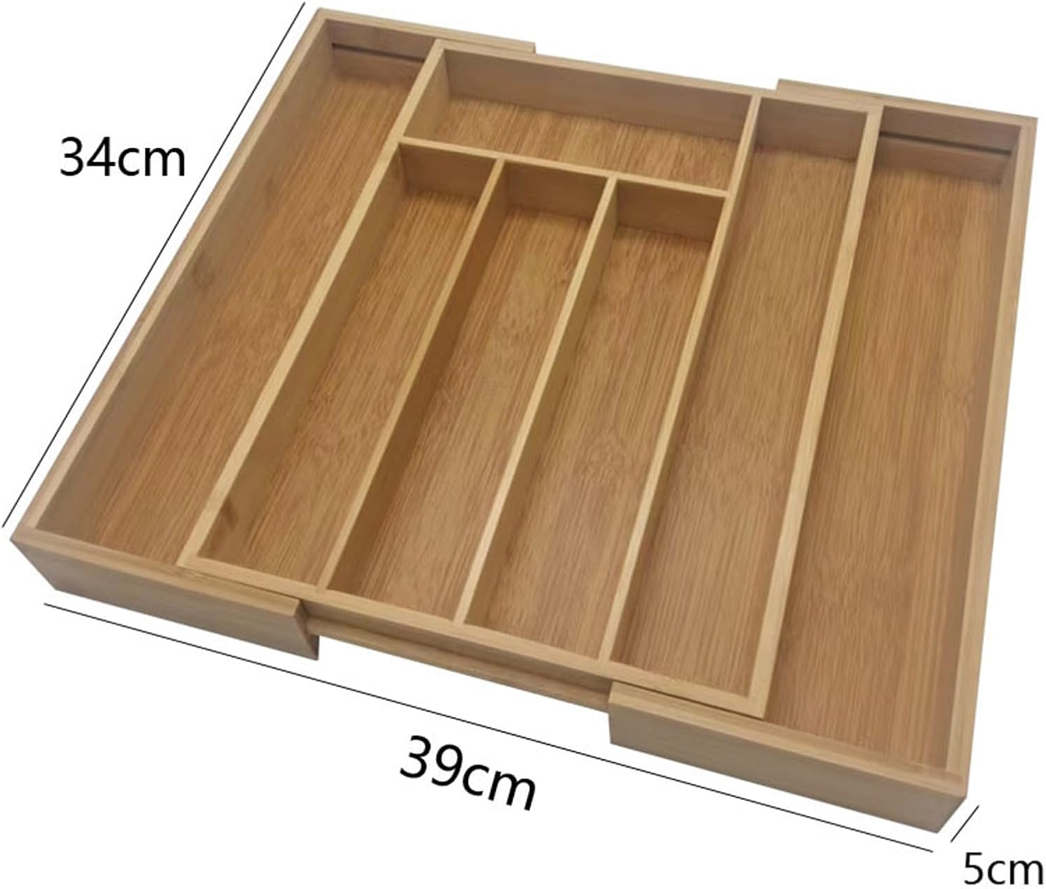Bamboo Drawer Organizer Expandable – Luxe Cart